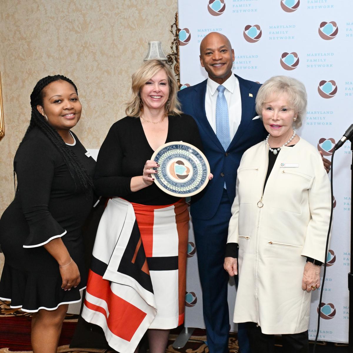 MFN presents Governor Wes Moore with Grasmick Award | Maryland Family ...